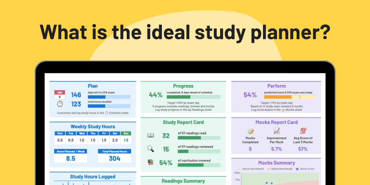 Customize Your Free CFA Study Planner [2025]