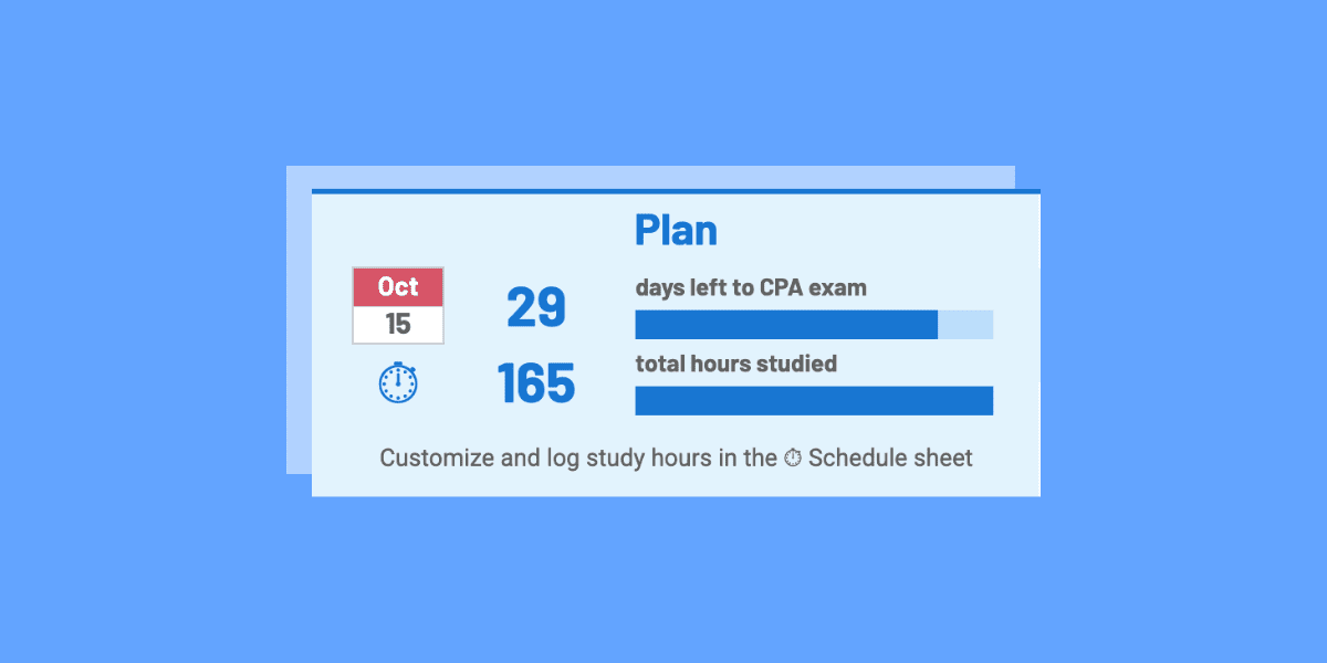 Free CPA Study Planner Tool: Get, Customize & Go